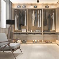 China Modern Style Wooden Bedroom Combination Walk-in Closet for Home Villa Hotel Apartment for sale
