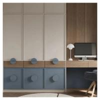 China Bedroom Blue Closet Furniture For Children Wardrobe PANEL Wood Style Mail Packing N for sale