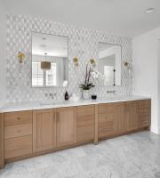 China Modern Bathroom Vanity Cabinet in Customized Color for Hotel and Apartment Bathrooms for sale
