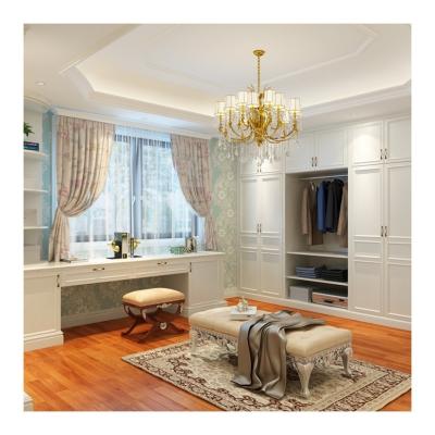 China end Home Furniture White Lacquer Shaker Style Design Cabinet Closet with MR HDF Board for sale