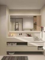 China Vanity Combo Modern Bathroom Cabinet with Basin Included in High End Design for sale
