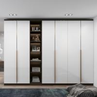 China Modern Wardrobe Light Luxury Room Cabinet Wooden Combination for Household Organization for sale