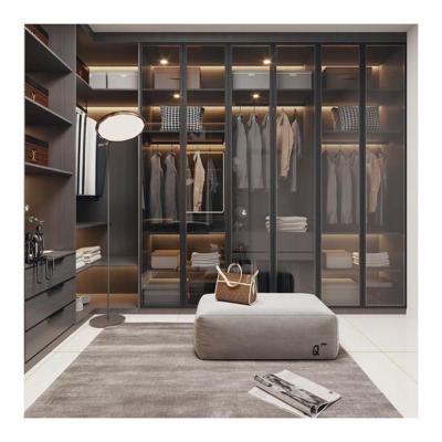 China YALIG 2D / 3D Custom Made Italian Style Modern Bedroom Wardrobe Design for Apartment for sale