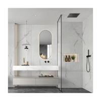 China Acrylic Door Panel Surface Treatment Bathroom Vanity Furniture Made in Italian Style for sale