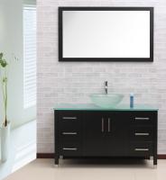 China Wall Mounted Bathroom Vanities PVC Modular Furniture 38-46 in Width Bathroom Cabinet for sale