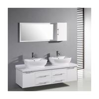 China European Style Bathroom Vanity with Handle-Free Design and Customized Color Options for sale
