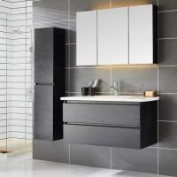 China Handle-Free Design Multifunctional Bathroom Vanity Cabinet for Bathroom 38-46 in Width for sale