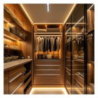 China Home Furniture Essential 2024 Glass Door Wardrobe for Bedroom and Cloakroom for sale