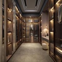 China Home Furniture Essential 2024 Glass Door Wardrobe for Bedroom and Cloakroom for sale