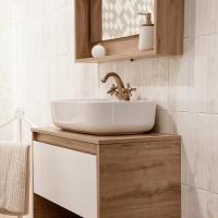 China Customized Italian Bathroom Vanity with LED Mirror YALIG Customizable Color and Design for sale