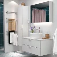 China Customized Designs and MDF Door Material in YALIG Floating Vanity Set for Modern Bathrooms for sale