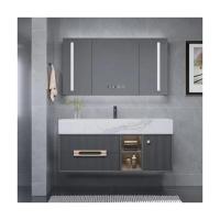 China Add Elegance to Your Bathroom with Luxury Custom Wash Basin and Floating Vanity Cabinet for sale