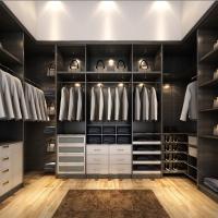 China Modern Wood Melamine Bedroom Cabinets Walk in Closet System for Luxury Living Spaces for sale