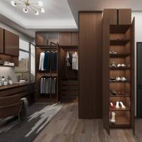 China Modern Wood Melamine Bedroom Cabinets Walk in Closet System for Luxury Living Spaces for sale
