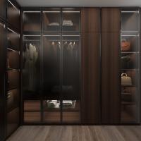 China Modern Wood Melamine Bedroom Cabinets Walk in Closet System for Luxury Living Spaces for sale