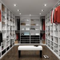China Customizable Modern Walk-in System Organizer for Bedroom Clothes Wardrobe Cabinet for sale