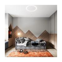 China Contemporary Design Style Luxury Gray U Shaped MDF Walk in Closet Wardrobes NO Folded for sale