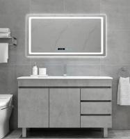 China Modern Handle-Free Design YALIG Gold Makeup Organizer for Bathroom Vanities and Sinks for sale