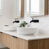 China Solid Wood Bathroom Wall Cabinet with Low MOQ and Countertop Included from Top Seller for sale