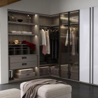 China Bedroom Furniture Modern Small L Shape Walk in Closet Wardrobe for Bedroom Solution for sale