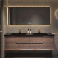 China Solid Wood Bathroom Wall Cabinet with Low MOQ and Countertop Included from Top Seller for sale