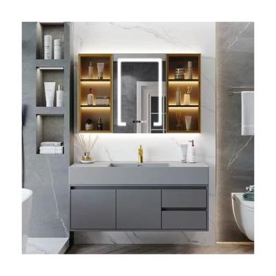 China YALIG E1 European Standard Wall Mount Bathroom Set with Mirror Modern and Functional for sale