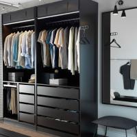 China Upgrade Your Space with our Modern Style PANEL Wood Modular Walking Closet Cabinet for sale