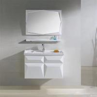 China 38-46 in Width Rectangle YALIG Customized Traditional Elegant White Wooden Bathroom Cabinet for sale