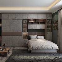 China Customizable Modern Style Bedroom Set with 2 Door Wardrobe Almari Furniture by YALIG for sale