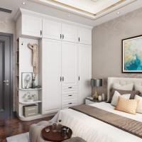 China DIY Glass Mirror Wooden Bedroom Wardrobe in Modern Style for Bedroom Requirements for sale