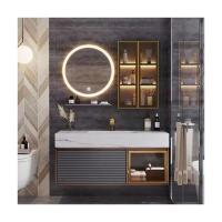China Convenient Wall Mounted Bathroom Furniture Set with Wash Basin and Shower Room Design for sale