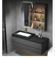 China Convenient Wall Mounted Bathroom Furniture Set with Wash Basin and Shower Room Design for sale