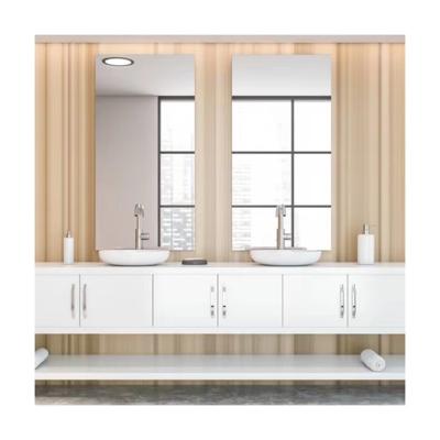 China Design Wooden Bathroom Cabinet Vanity Furniture with Acrylic Door Panel Surface Treatment for sale