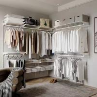 China Portable Armoire Wardrobe Closet Cabinet YALIG Custom Open Design for Wood Wardrobe for sale
