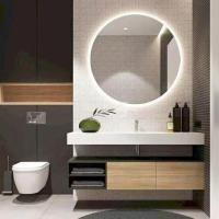 China Wall Mounted Hotel Bathroom Vanity YALIG Modern Cabinet with Included Countertop for sale