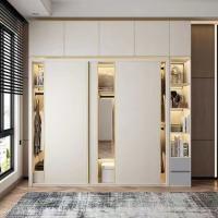 China YALIG Bedroom Wardrobe with Mirrors Moisture Resistant Design and Construction for sale