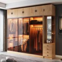 China YALIG Bedroom Wardrobe with Mirrors Moisture Resistant Design and Construction for sale