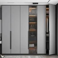 China YALIG 2024 European Style Matte Lacquer Walk-in Closet and 2D / 3D for Home Furniture for sale