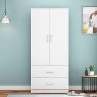 China Mail Packing YALIG Modern Simplicity Bedroom Double Door Wardrobe Design for Apartment for sale