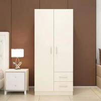 China Mail Packing YALIG Modern Simplicity Bedroom Double Door Wardrobe Design for Apartment for sale
