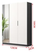 China Mail Packing YALIG Modern Simplicity Bedroom Double Door Wardrobe Design for Apartment for sale