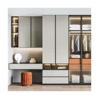China Modern Design Wooden Wardrobe for MDF Material Bedroom Furniture Storage for sale