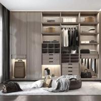 China NO Folded 2024 Design Bedroom Closet Wood Wardrobe Cabinets for General within YALIG for sale