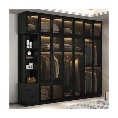 China Home Furniture YALIG Modern Custom Wooden Bedroom Wardrobe Cabinet with Mail Packing N for sale