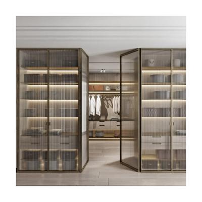 China Functional and Stylish MDF Bedroom Armoire Wardrobe Design with Moisture Resistance for sale