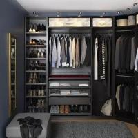 China Hotel Bedroom Black Wardrobe Cabinet with 2D/3D and Modern Design Option for sale
