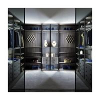 China Moisture Resistant Wooden Bedroom Wardrobe with Customizable Design and 2D/3D Options for sale
