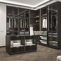 China Moisture Resistant Wooden Bedroom Wardrobe with Customizable Design and 2D/3D Options for sale