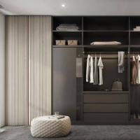 China YALIG Solid Wood Wardrobes Furniture Organizers 2D/3D Wood Style PANEL for sale