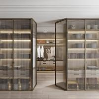 China Modern Metal Pallet Bedroom Wardrobes with Customized Wooden Dress Cabinet Design for sale